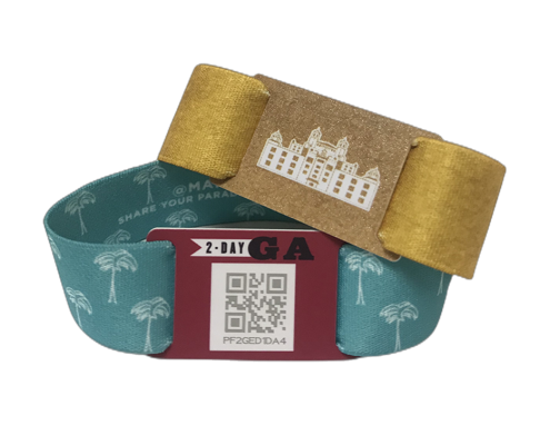 RFID Elastic Wristband with PVC Tag - RFID GENERAL